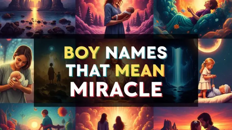 300+ Boy Names That Mean Miracle (with Beautiful Meanings)