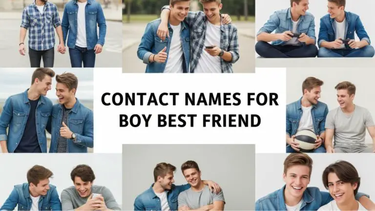 300+ Contact Names for Boy Best Friend (Funny, Cute & Meaningful Options)