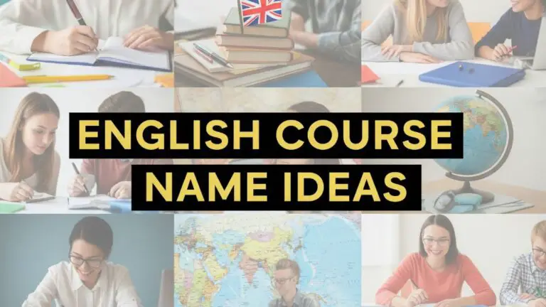 300+ English Course Name Ideas (Every Educator Needs)