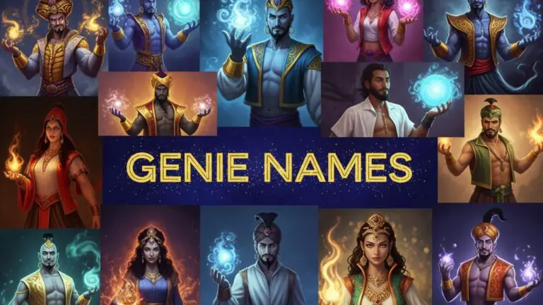 300+ Genie Names for Fantasy Characters (from Arabian Legends to Modern ...