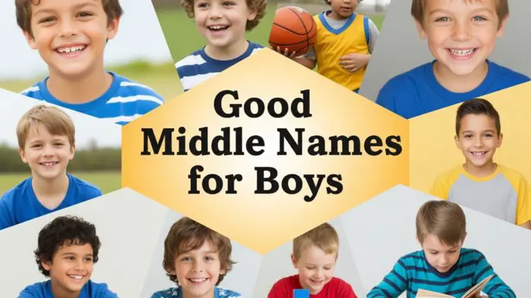 300+ Good Middle Names for Boys (Classic, Modern & Unique Options)