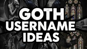 300+ Goth Username Ideas (Dark, Mysterious & Supernatural Names)