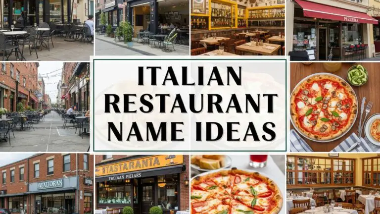300+ Italian Restaurant Name Ideas That Actually Work