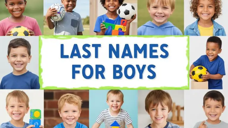 300+ Last Names for Boys (Modern and Traditional Surname Ideas)