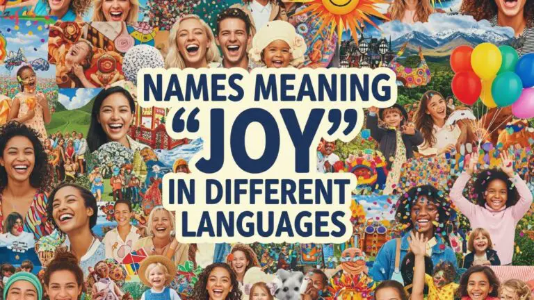 300+ Names Meaning "Joy" in Different Languages
