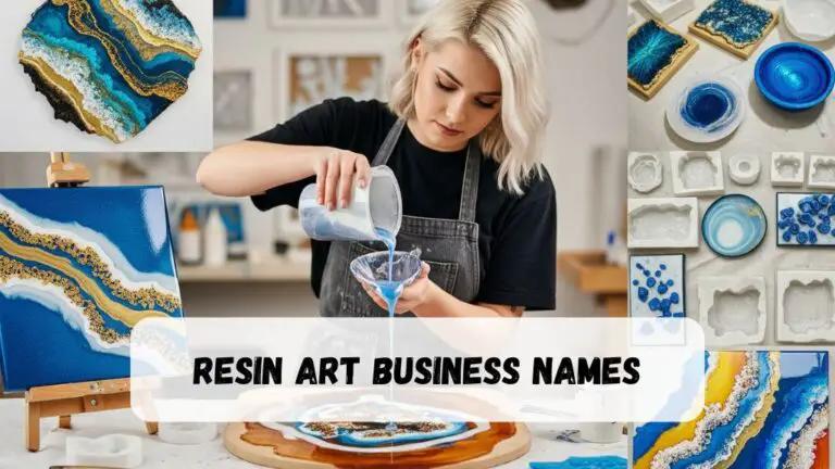 300+ Resin Art Business Names That Will Make Your Brand Shine