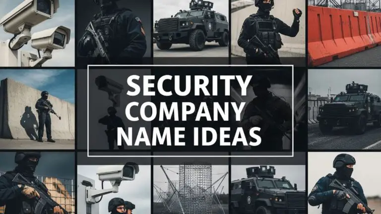 300+ Security Company Name Ideas That Command Trust