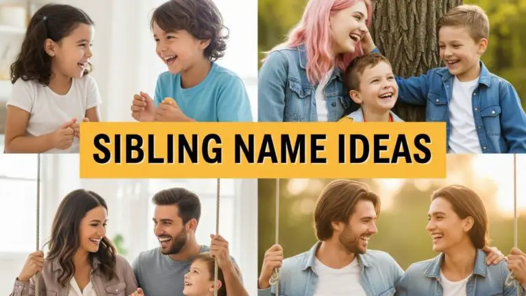 300+ Sibling Name Ideas (Classic, Modern & Unique Combinations)