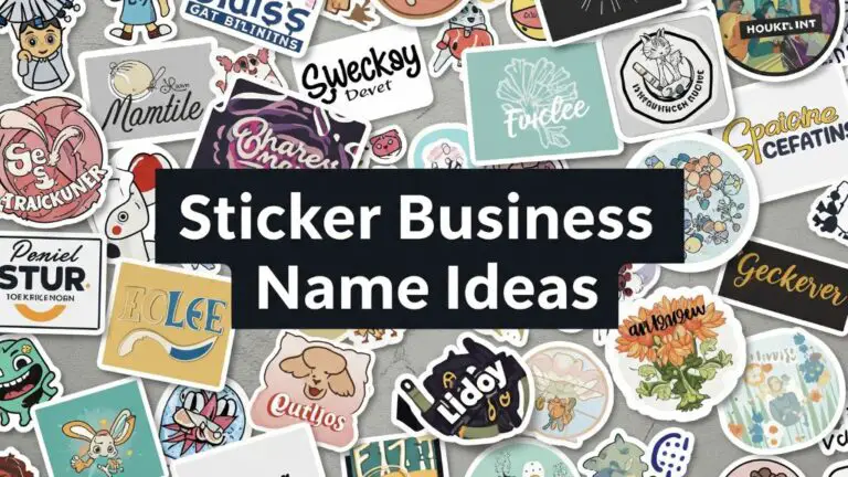 300+ Sticker Business Name Ideas to Make Your Brand Stick