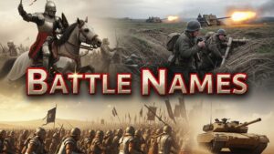 300+ Battle Names (with Meanings and Origins)