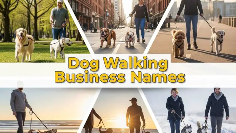 300+ Dog Walking Business Names (Fun, Professional & Punny Ideas)