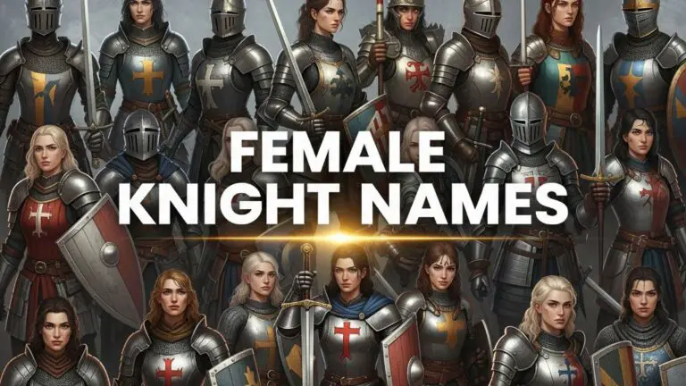 300+ Female Knight Names for Fantasy & Historical Fiction