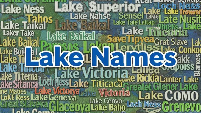 300+ Lake Names for Houses, Boats, and Creative Writing Projects