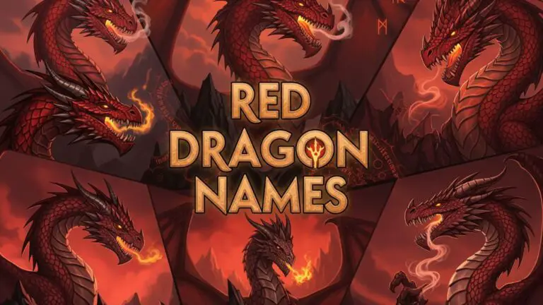 300+ Red Dragon Names to Ignite Your Fantasy Adventures
