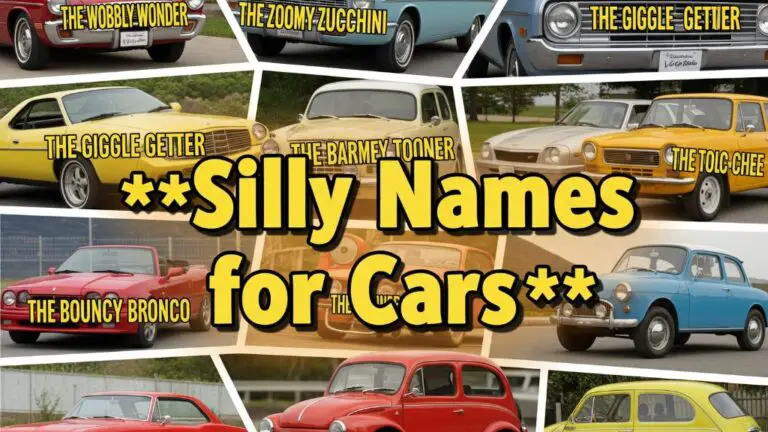 300+ Silly Names for Cars That Will Transform Your Boring Drive Into ...