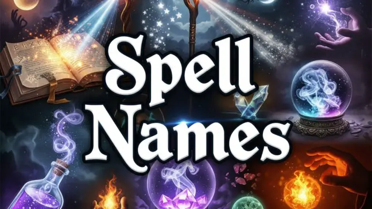 300+ Spell Names for Every Fantasy World