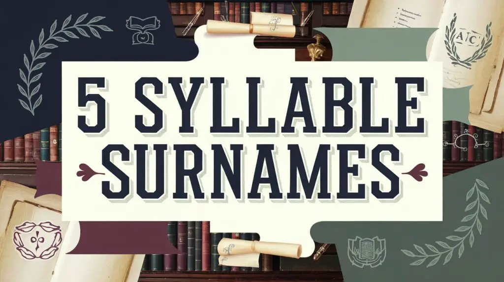 5 Syllable Surnames (with Beautiful Meanings & Rich Histories)