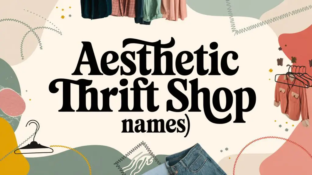 300+ Aesthetic Thrift Shop Names Every Owner Needs
