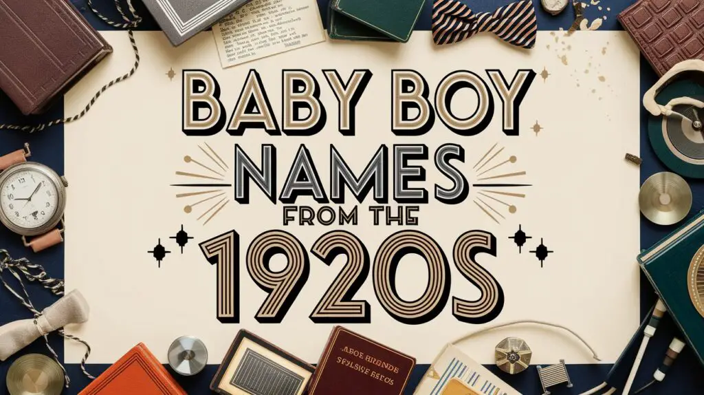 300+ Baby Boy Names from the 1920s (Timeless Choices with Jazz Age Charm)