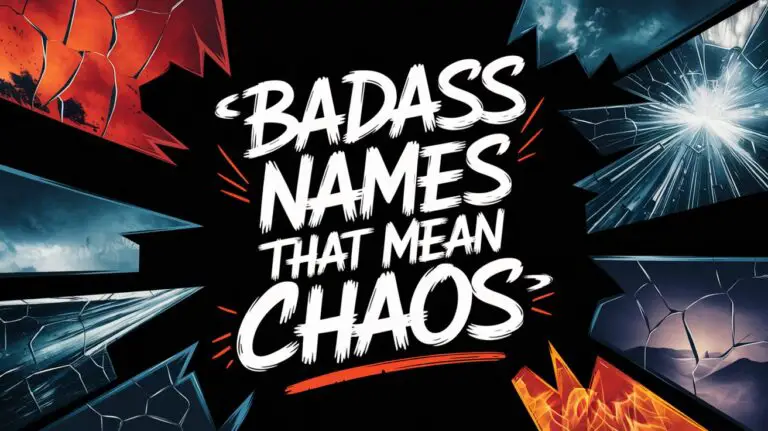 300+ Badass Names That Mean Chaos
