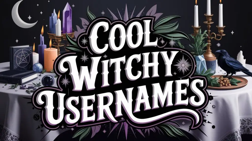 300+ Cool Witchy Usernames (Cosmic, Crystal & Shadow Names)