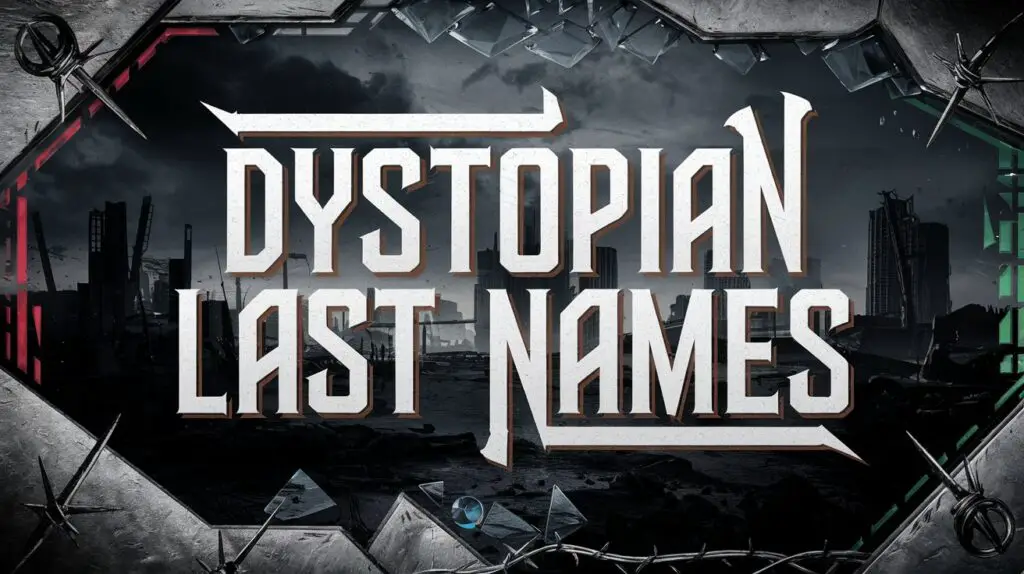 300+ Dystopian Last Names (Surnames with Meanings)