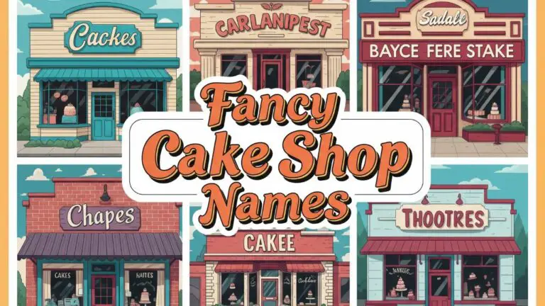 300+ Fancy Cake Shop Names (Elegant & Sophisticated Ideas)