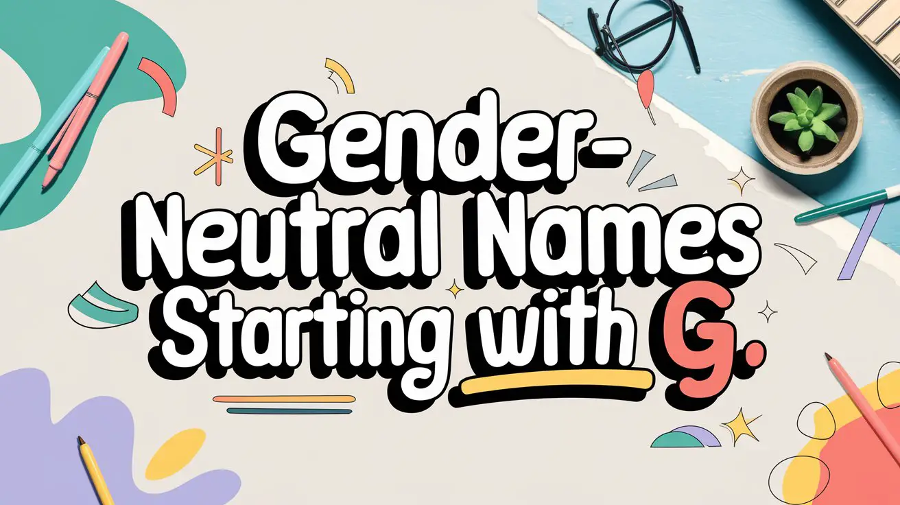 300+ Gender-Neutral Names Starting With G (Unisex Baby Names)