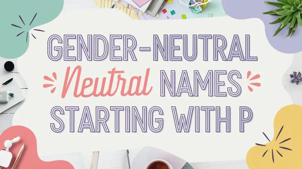 300+ Gender-Neutral Names Starting With P (Perfect Picks)