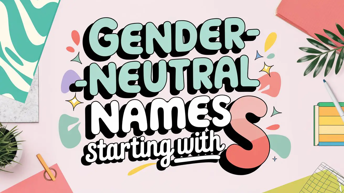 300+ Gender-Neutral Names Starting With S (Unisex Baby Name Ideas)