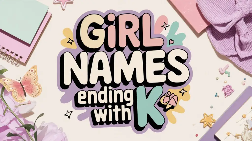 300+ Girl Names Ending with K (Unique, Modern & Timeless Choices)