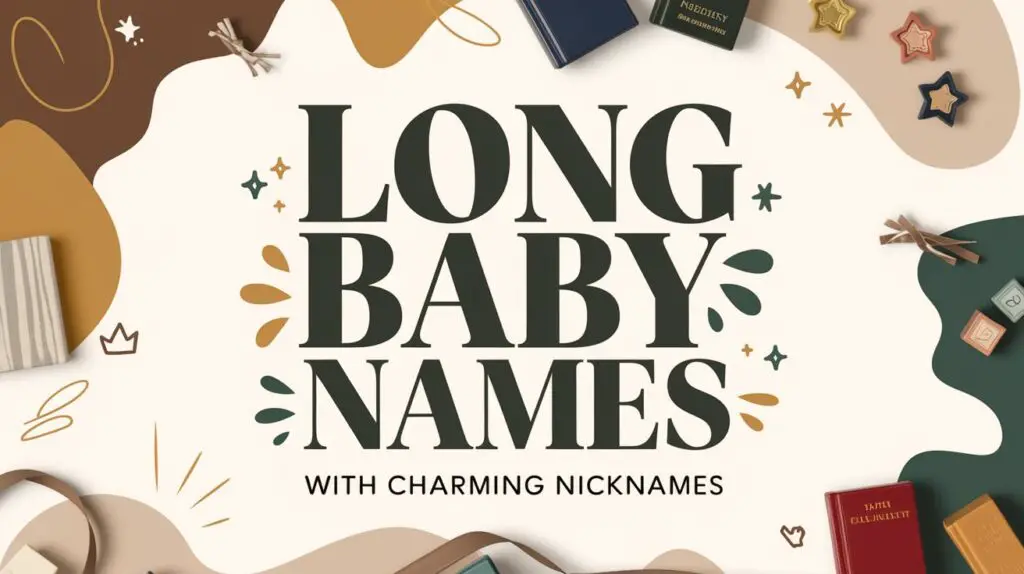 300+ Long Baby Boy Names with Charming Nicknames