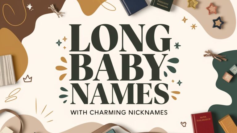 300+ Long Baby Boy Names with Charming Nicknames