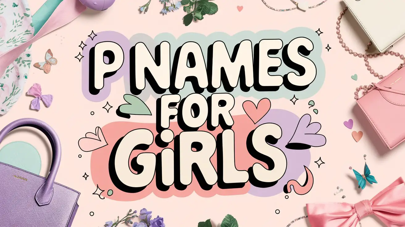 300+ P Names for Girls (Popular, Unique & International Options)