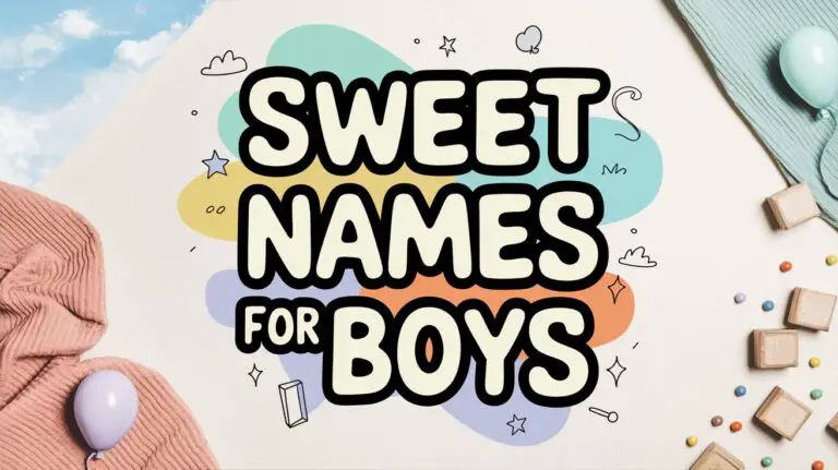 300+ Sweet Names for Boys (Charming, Gentle & Heartwarming Choices)