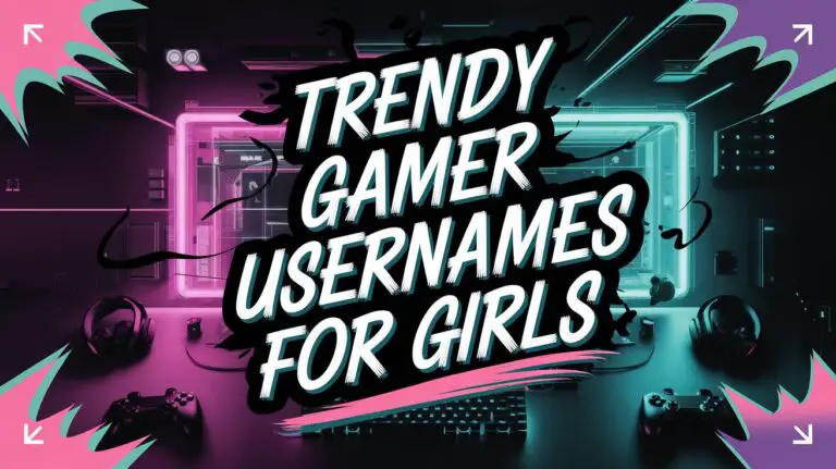 300+ Trendy Gamer Usernames For Girls (That'll Make You Stand Out Online)