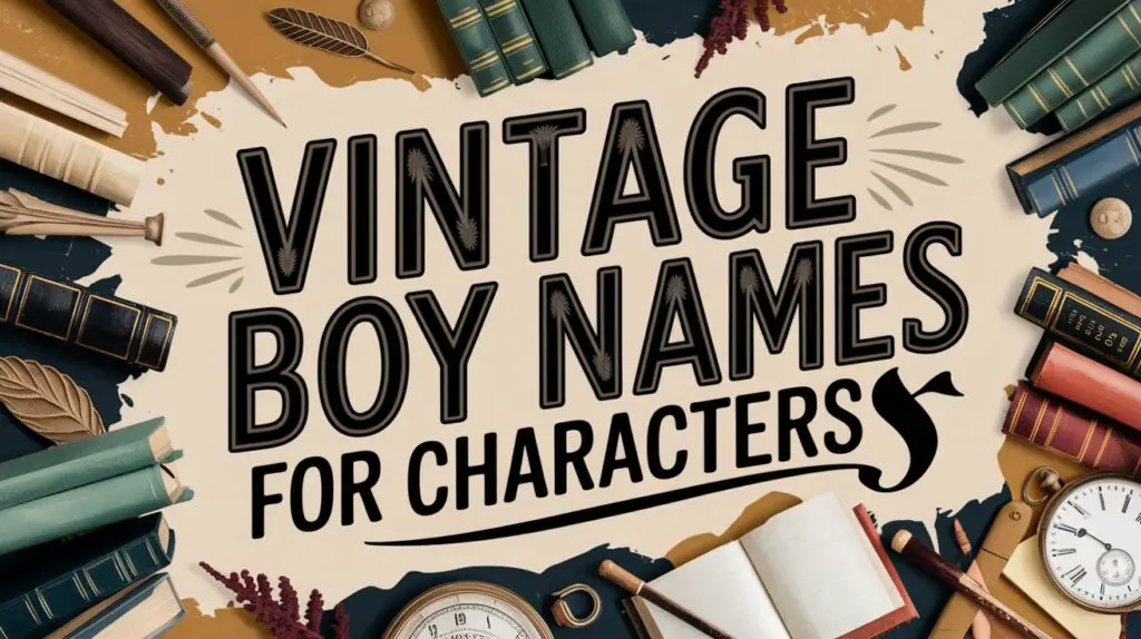 300+ Vintage Boy Names for Characters