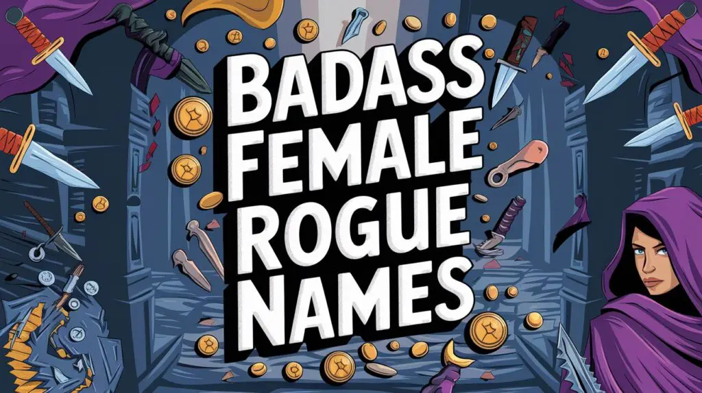 300+ Badass Female Rogue Names (Dark, Deadly, and Daring Options)