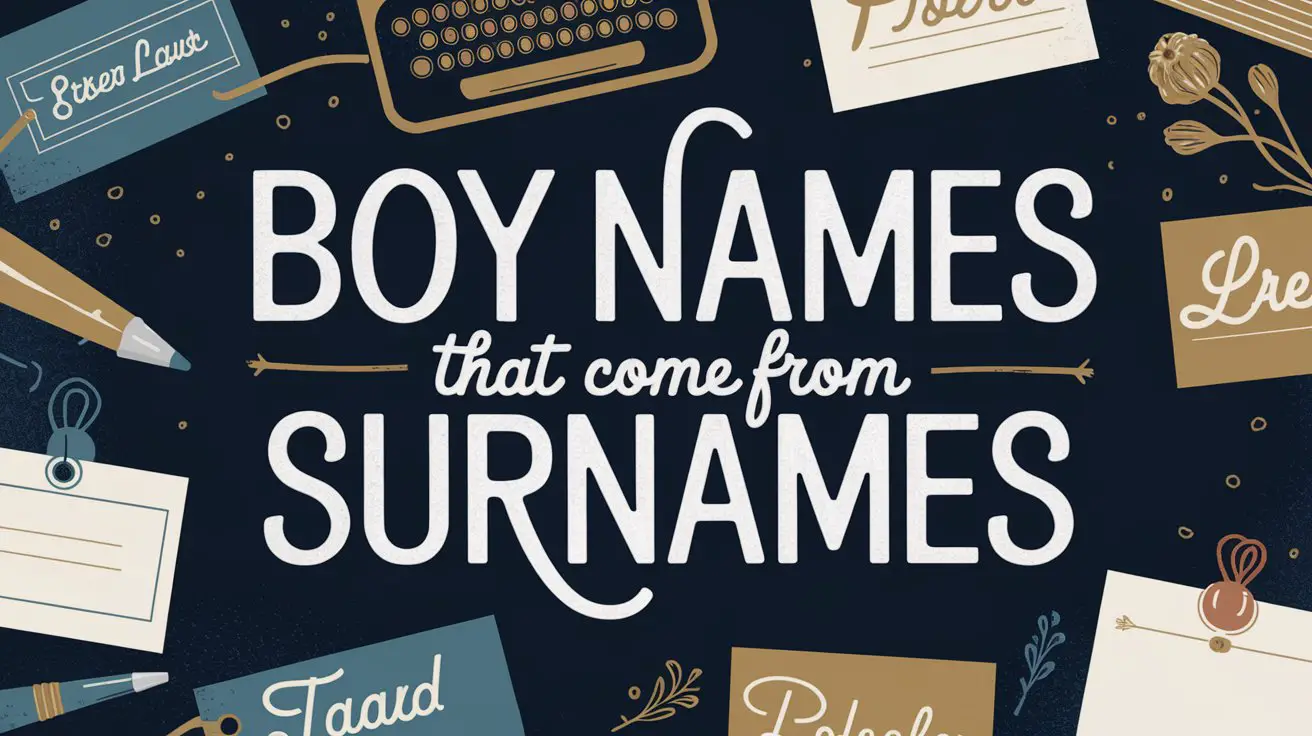 300+ Boy Names That Come from Surnames (with Meanings and Origins)