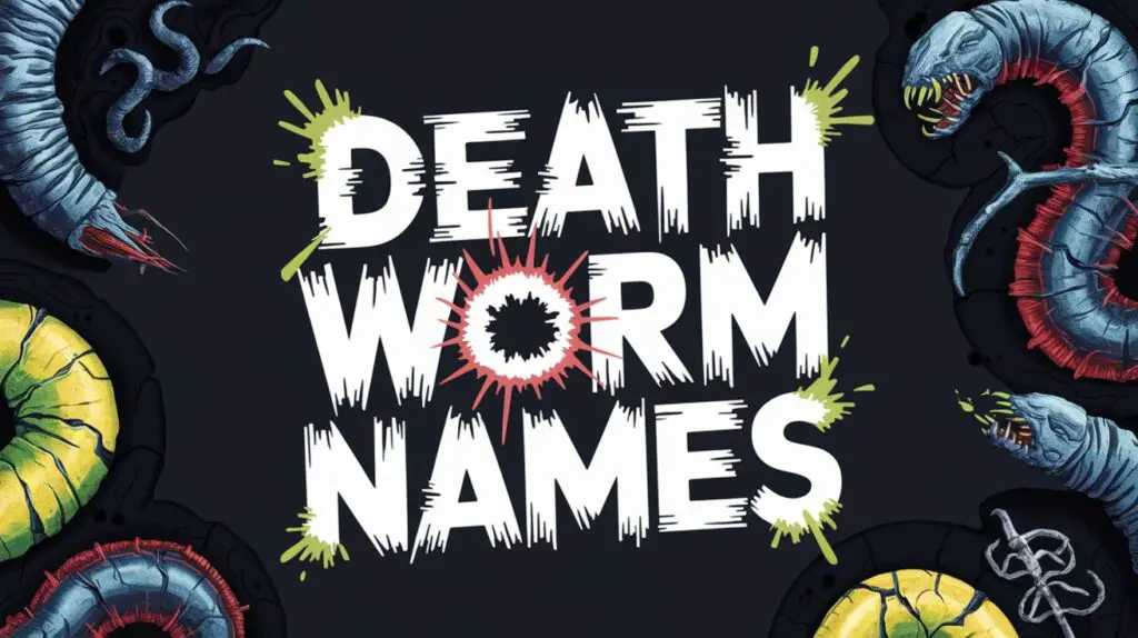Death Worm Names for Fantasy Writers, Gamers & Worldbuilders (300+ Ideas)