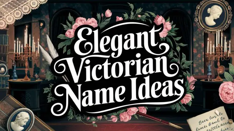 300+ Elegant Victorian Name Ideas (with Meanings and History)