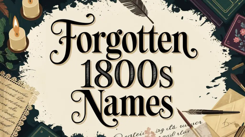 Forgotten 1800s Names: 300+ Elegant Victorian Names