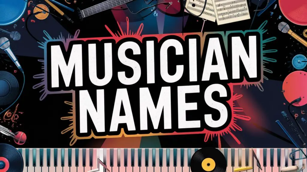 300+ Musician Names (Stage Names, Band Monikers & Artist Identities)