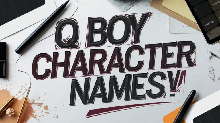 Q Boy Character Names: 300+ Unique & Memorable Choices