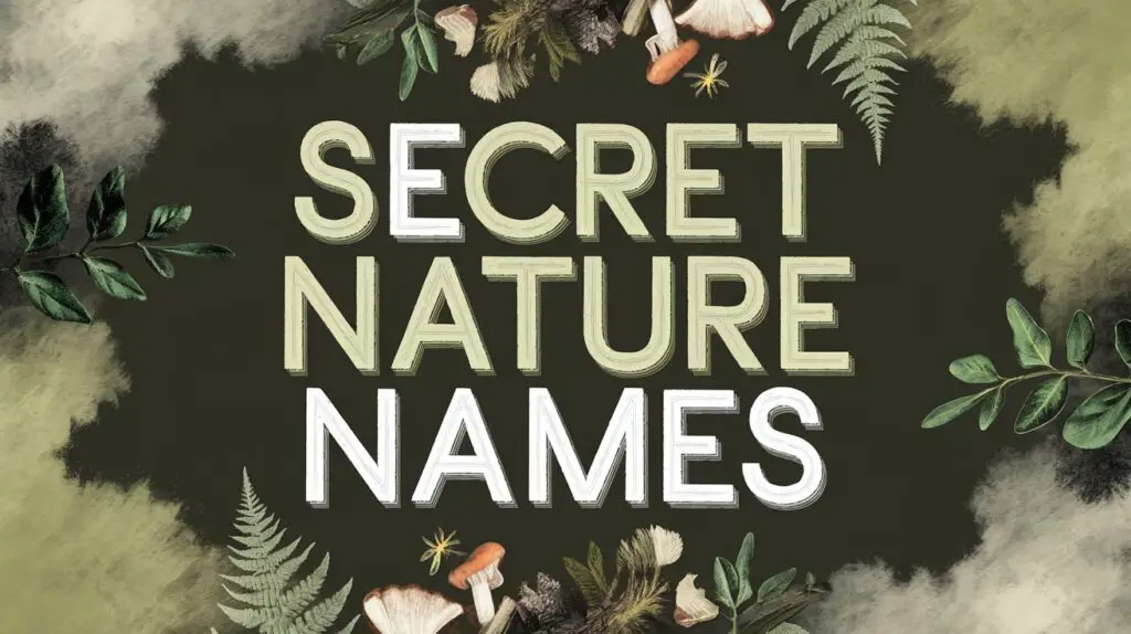 300+ Secret Nature Names (You've Never Heard)