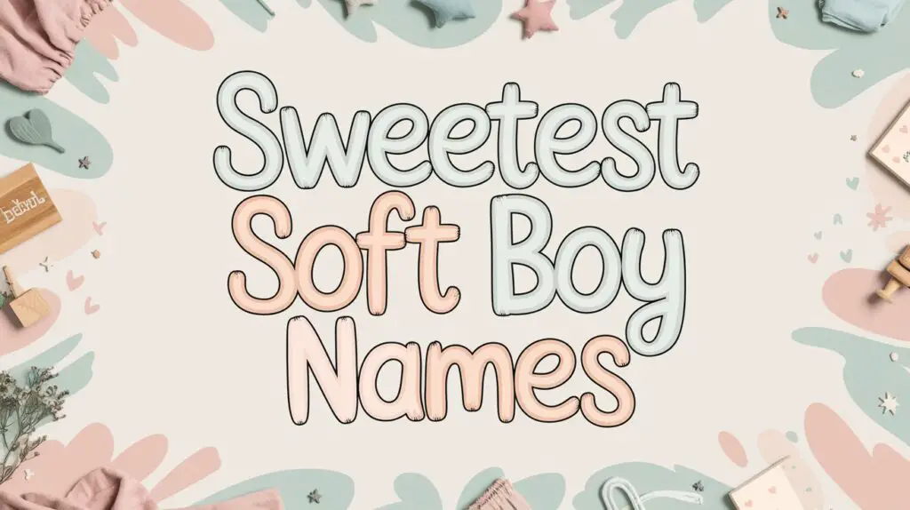 300+ Sweetest Soft Boy Names (Tender, Gentle Options with Beautiful ...