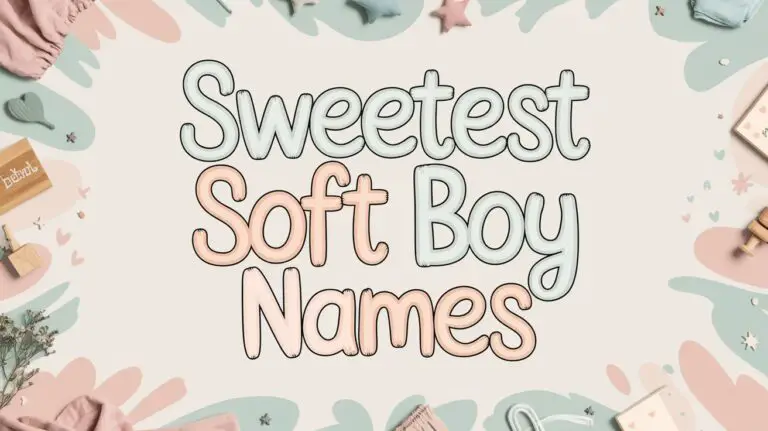 300+ Sweetest Soft Boy Names (Tender, Gentle Options with Beautiful ...