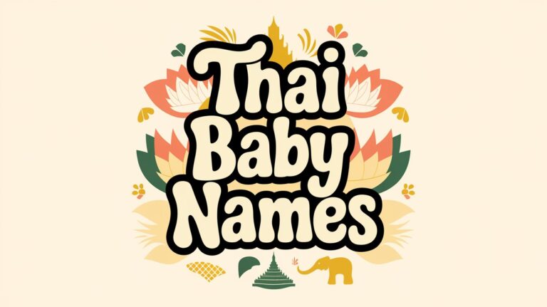 300+ Thai Baby Names with Deep Meanings (Traditional & Modern Choices)