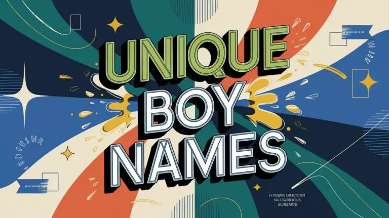 300+ Unique Boy Names (Rare, Meaningful & Unforgettable Choices)