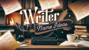 300+ Writer Name Ideas (Across Romance, Thriller, Fantasy & More)